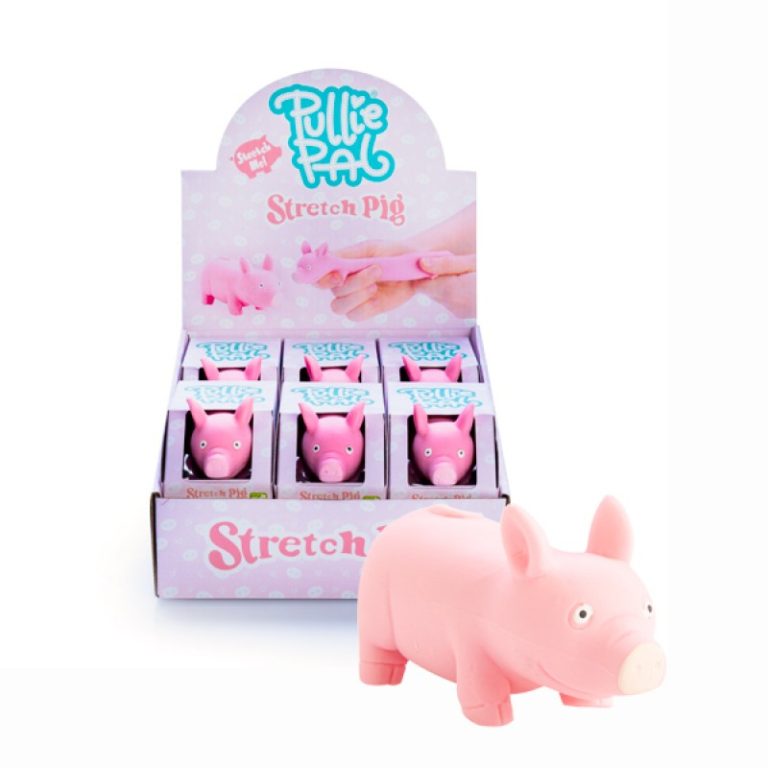 Pullie Pal Stretch Pig - Blueberry Express